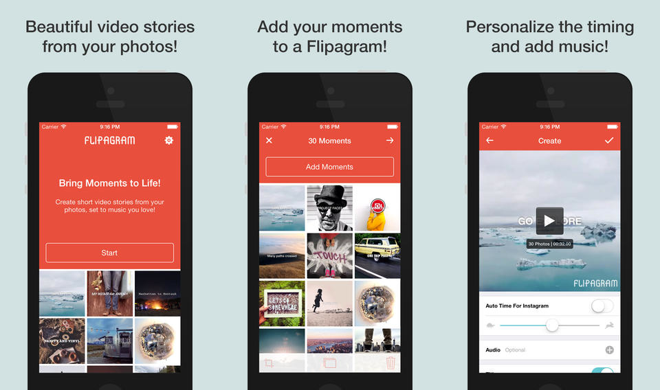Flipagram faz um Vídeo SlideShow das suas Fotos - CocaTech