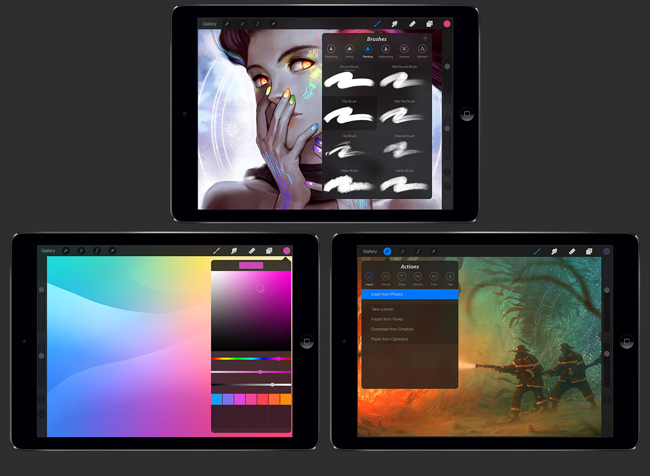 Procreate, Desenho à mão livre no iPad 64bits e Canvas 4K Ultra HD ...