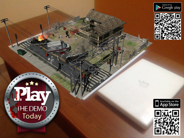 Table zombies, Augmented Reality Game - CocaTech